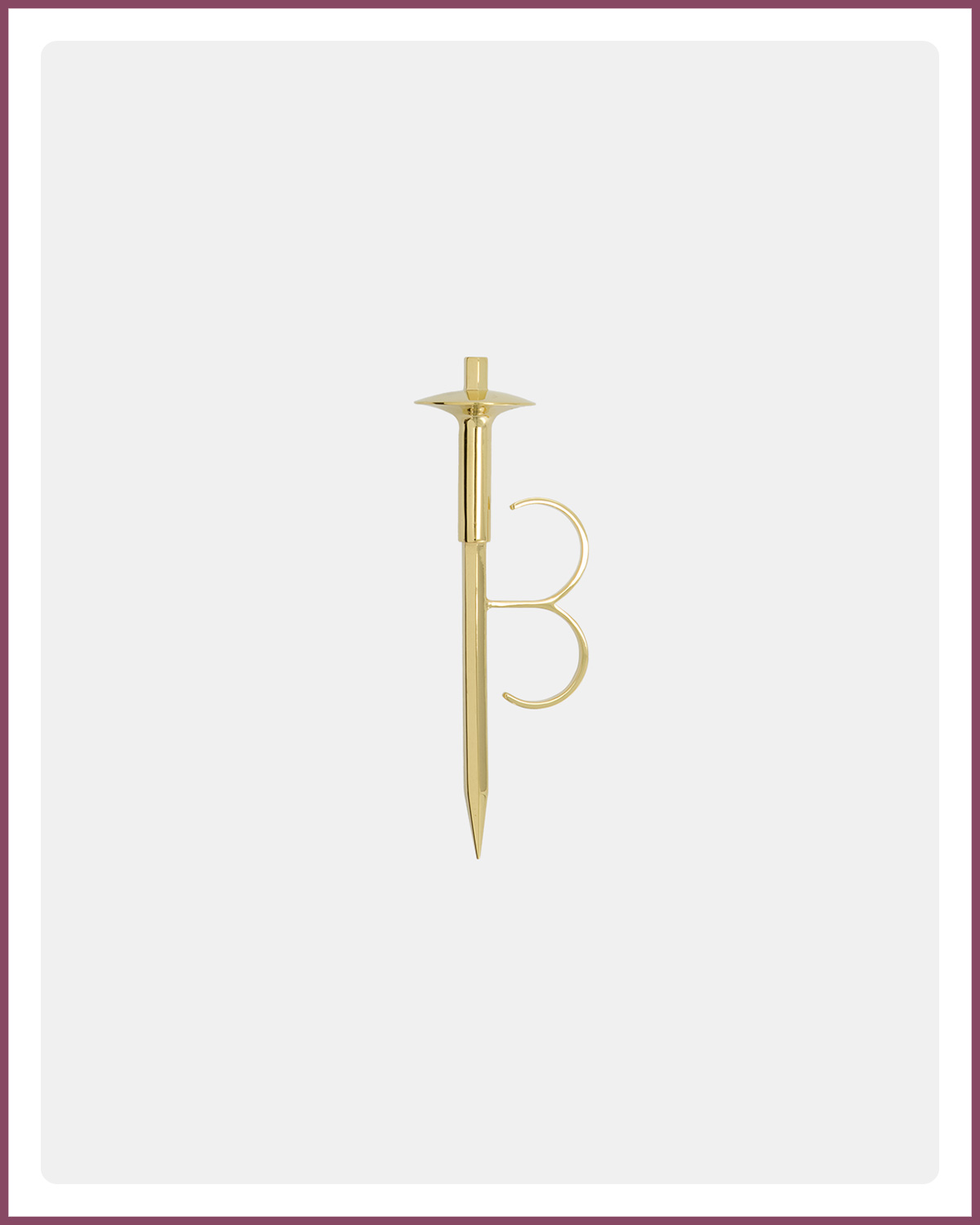 Gold Hand Ring, Chisel - Art As Life